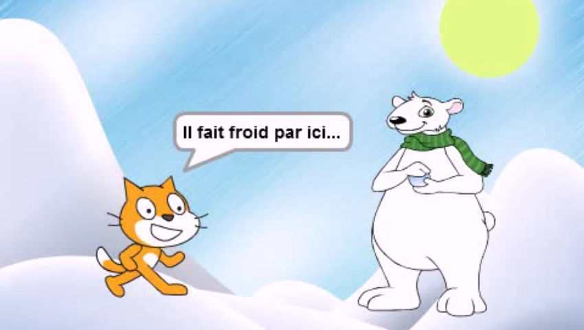Réaliser un petit dialogue en Scratch - Numérique Éducatif