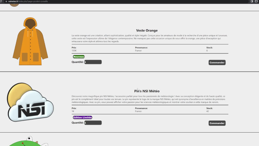 Vidéo de présentation du projet NSI météo pour le concours Trophées NSI 2023. - Numérique Éducatif