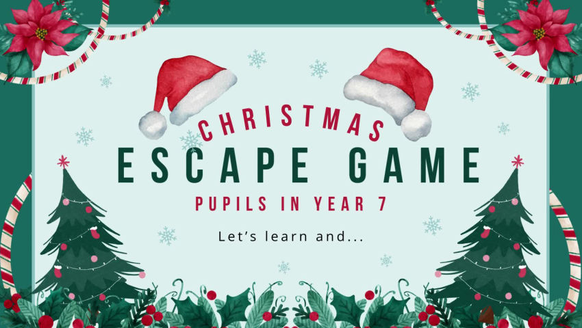 Christmas escape game video - Numérique Éducatif