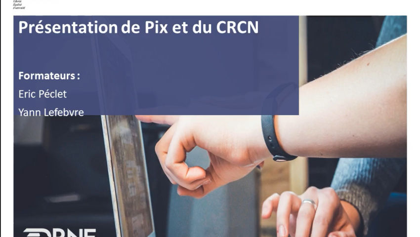 Pix et CRCN - Numérique Éducatif