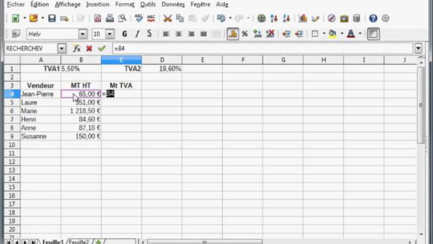 LibreOffice Calc - Références absolues via un nom utilisateur ...