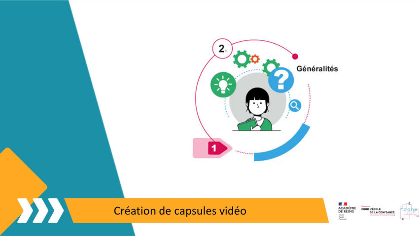 Création de capsules vidéo introduction à la formation - Numérique Éducatif