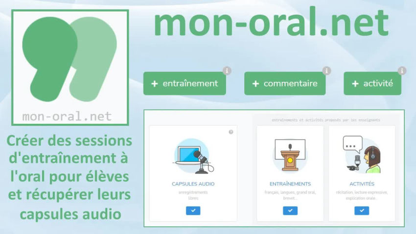 Tutoriel - Mon-oral.net - Numérique Éducatif