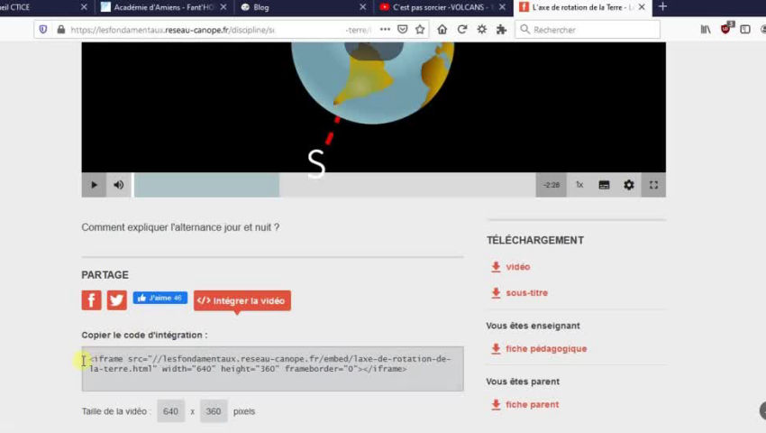 ENT ONE Intégration vidéos (2022) - Numérique Éducatif
