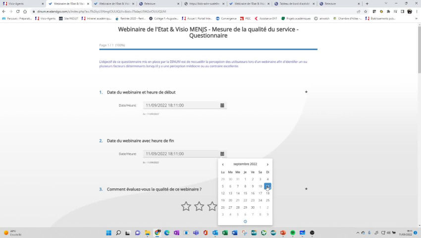 Tutoriel d'utilisation de Visio agents pour la création de Webinaire ...