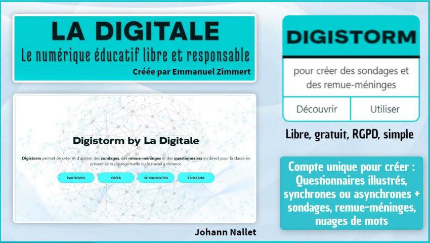 Tutoriel Digistorm - Quizz, sondage... avec compte (complet & chapitré) (alternative à Kahoot ...