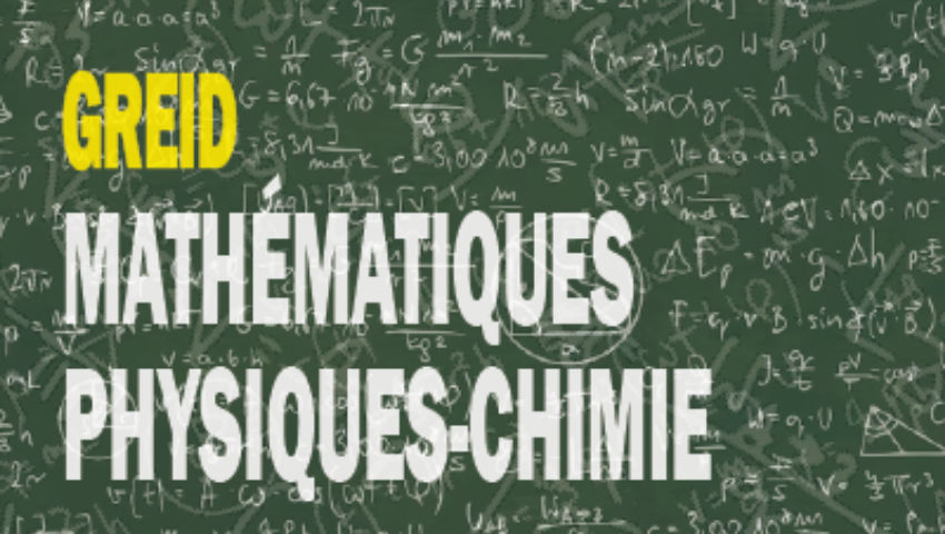 Greid Mathématiques - Physique-chimie - Numérique Éducatif