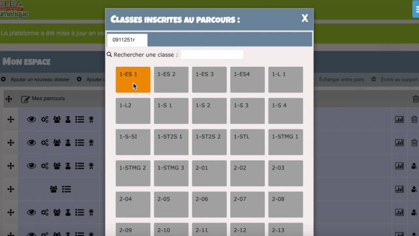 e-éducation & Éléa - Inscrire des classes à un parcours Éléa ...